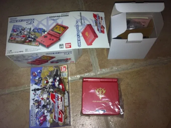 Nintendo Game Boy Advance SP SD Gundam G Generation Bundle ...