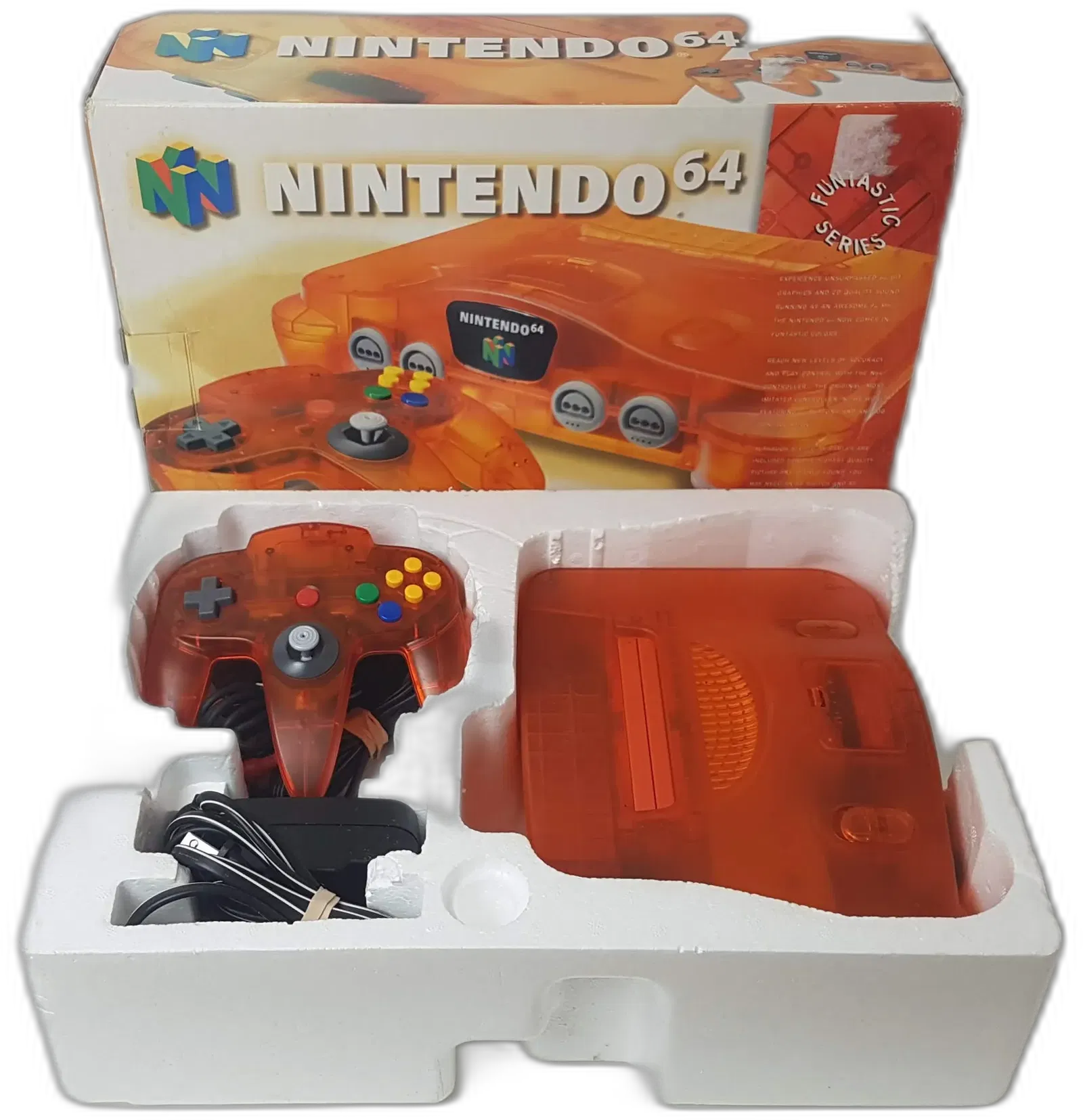 Nintendo 64 Fire Orange Console [NA] - Consolevariations
