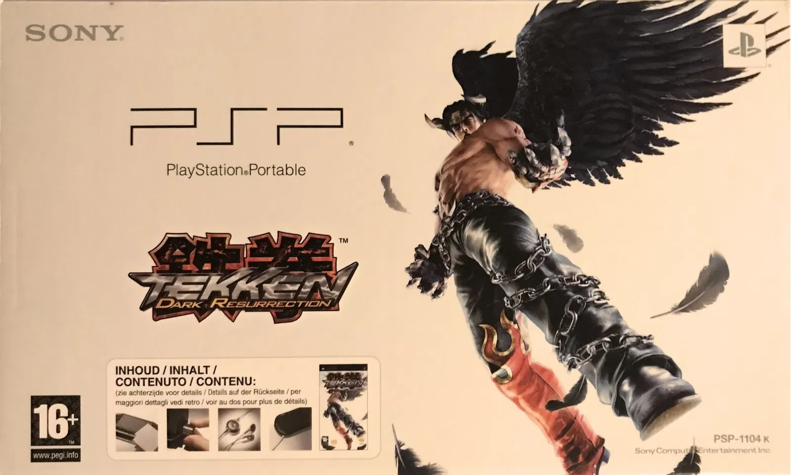 Sony PSP 2004 Ice Silver Tekken Dark Resurrection Bundle ...