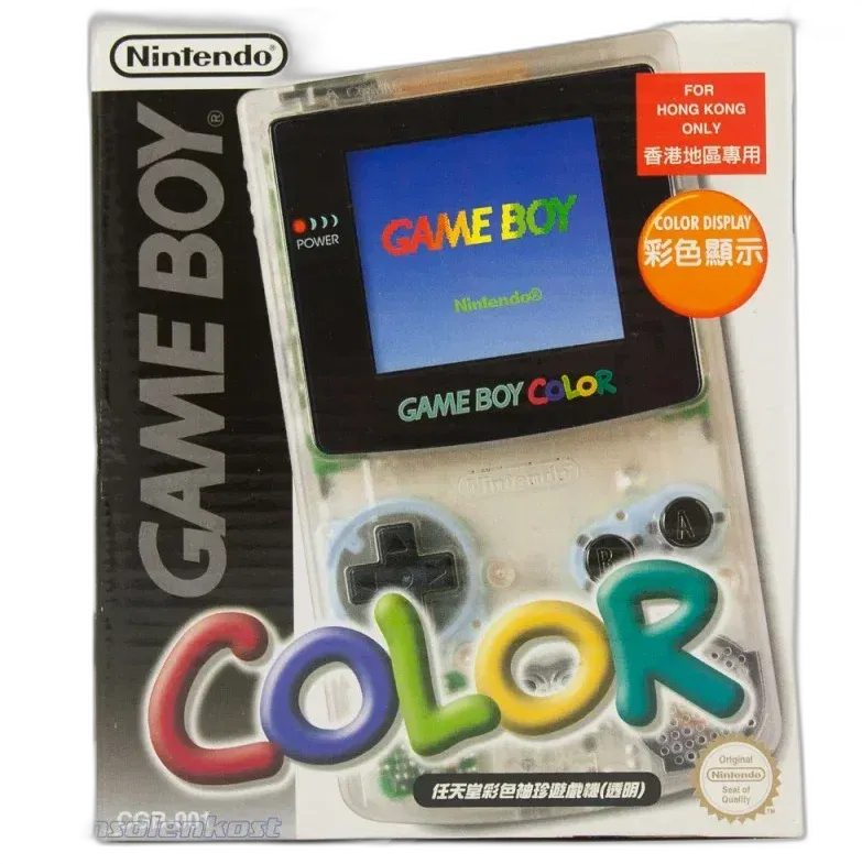 Nintendo Clear Game Boy Color Hong Kong Console - Consolevariations