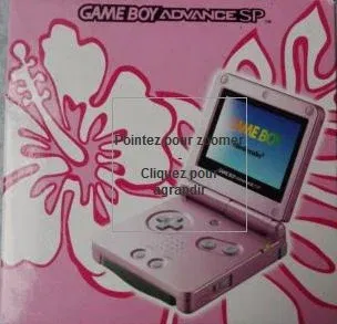 Nintendo Game Boy Advance SP Pearl Pink Flower Console - Consolevariations