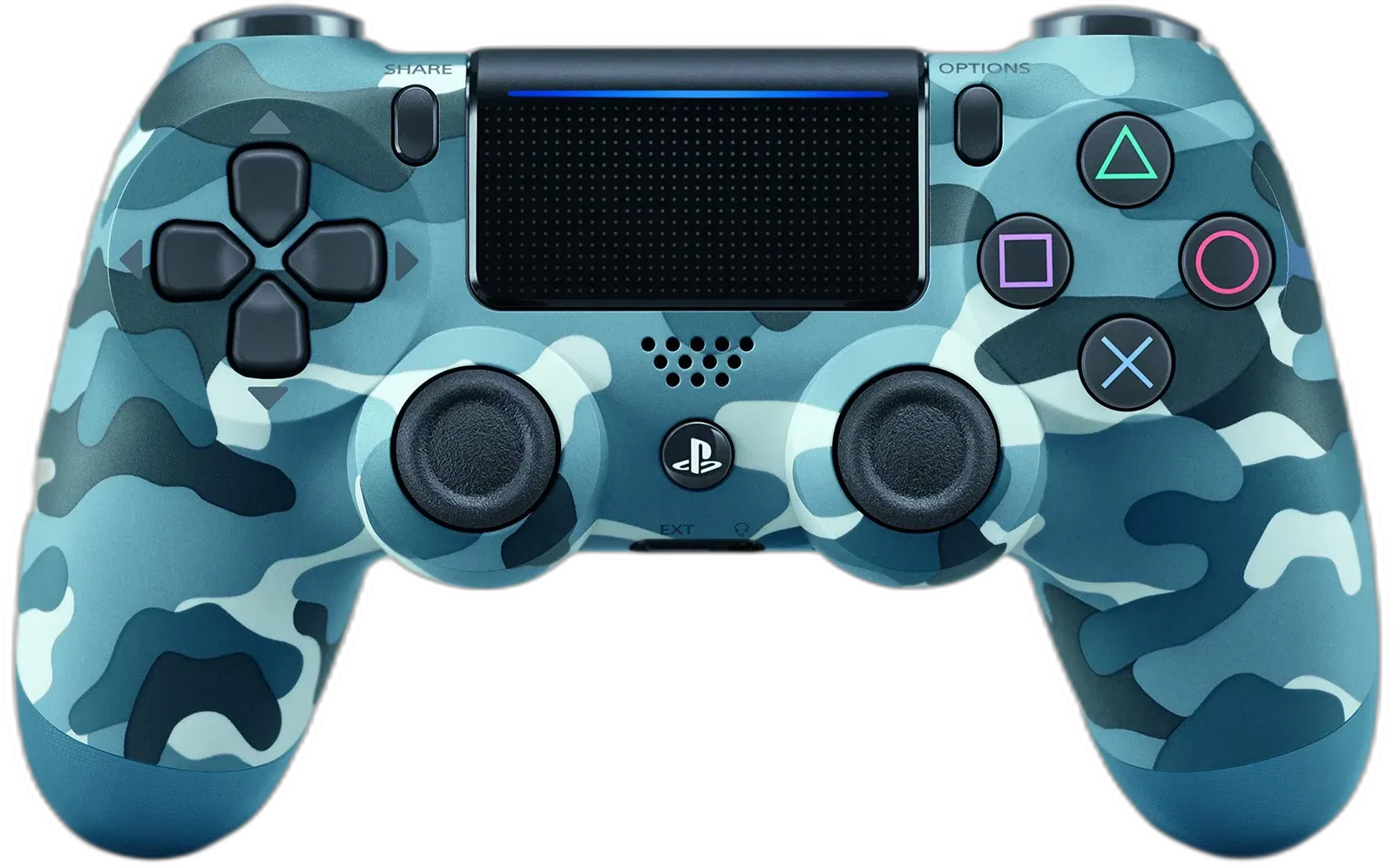 Sony PlayStation 4 Blue Camouflage Controller - Consolevariations