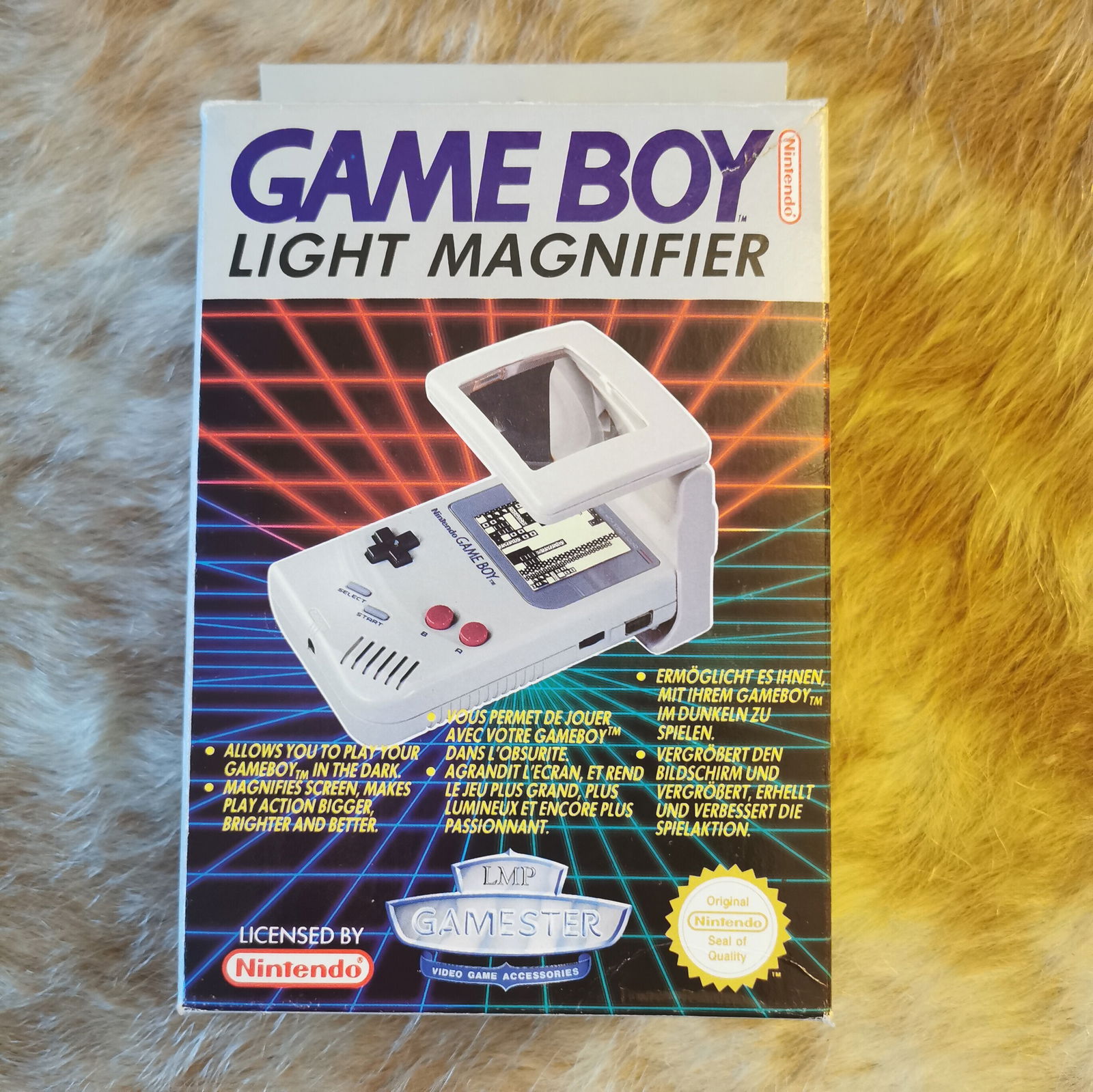 Gamester Game Boy Light Black Magnifier - Consolevariations