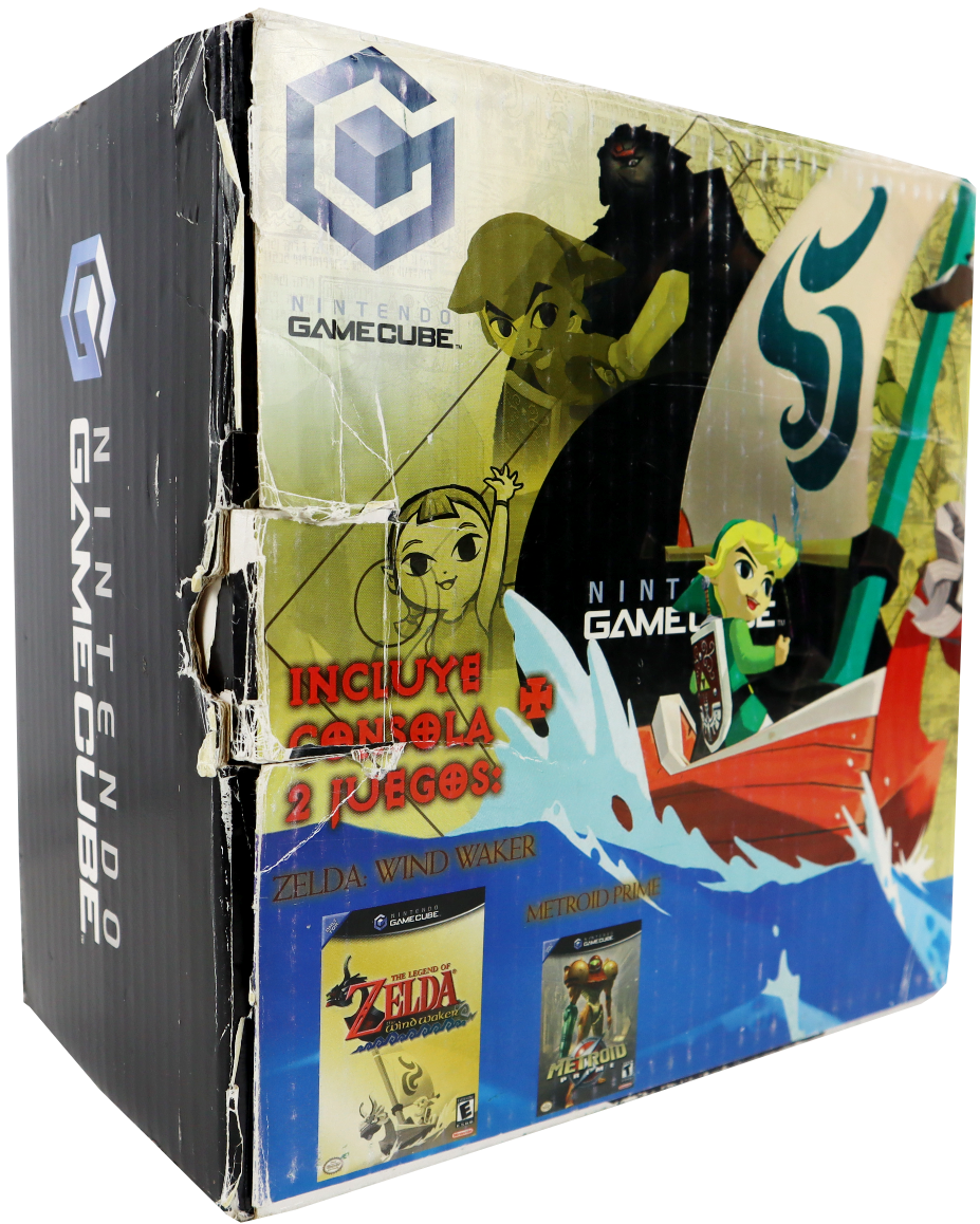 Nintendo Gamecube Zelda Wind Waker Silver Bundle - Consolevariations