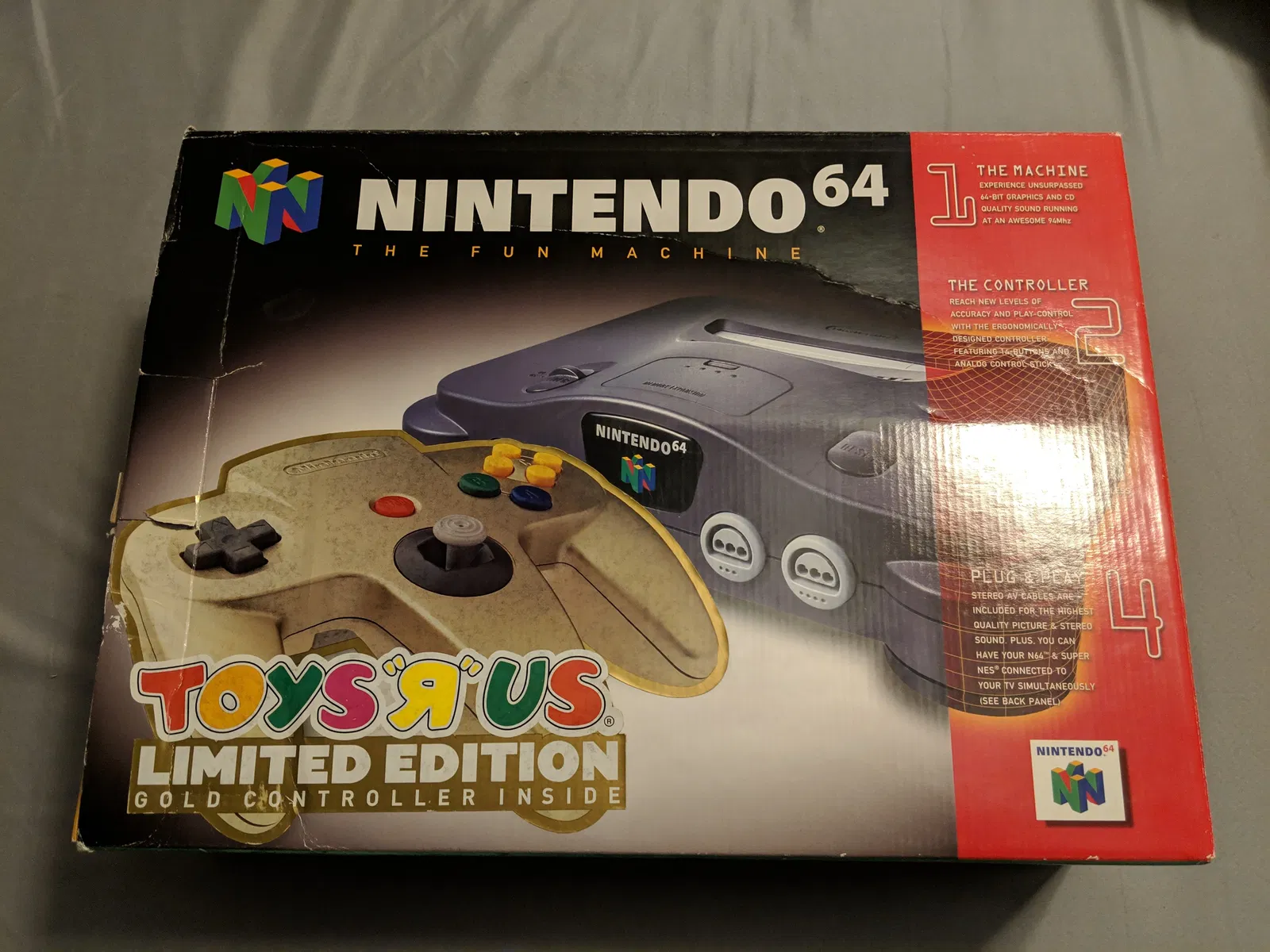 Nintendo 64 Gold Controller Bundle [NA] - Consolevariations