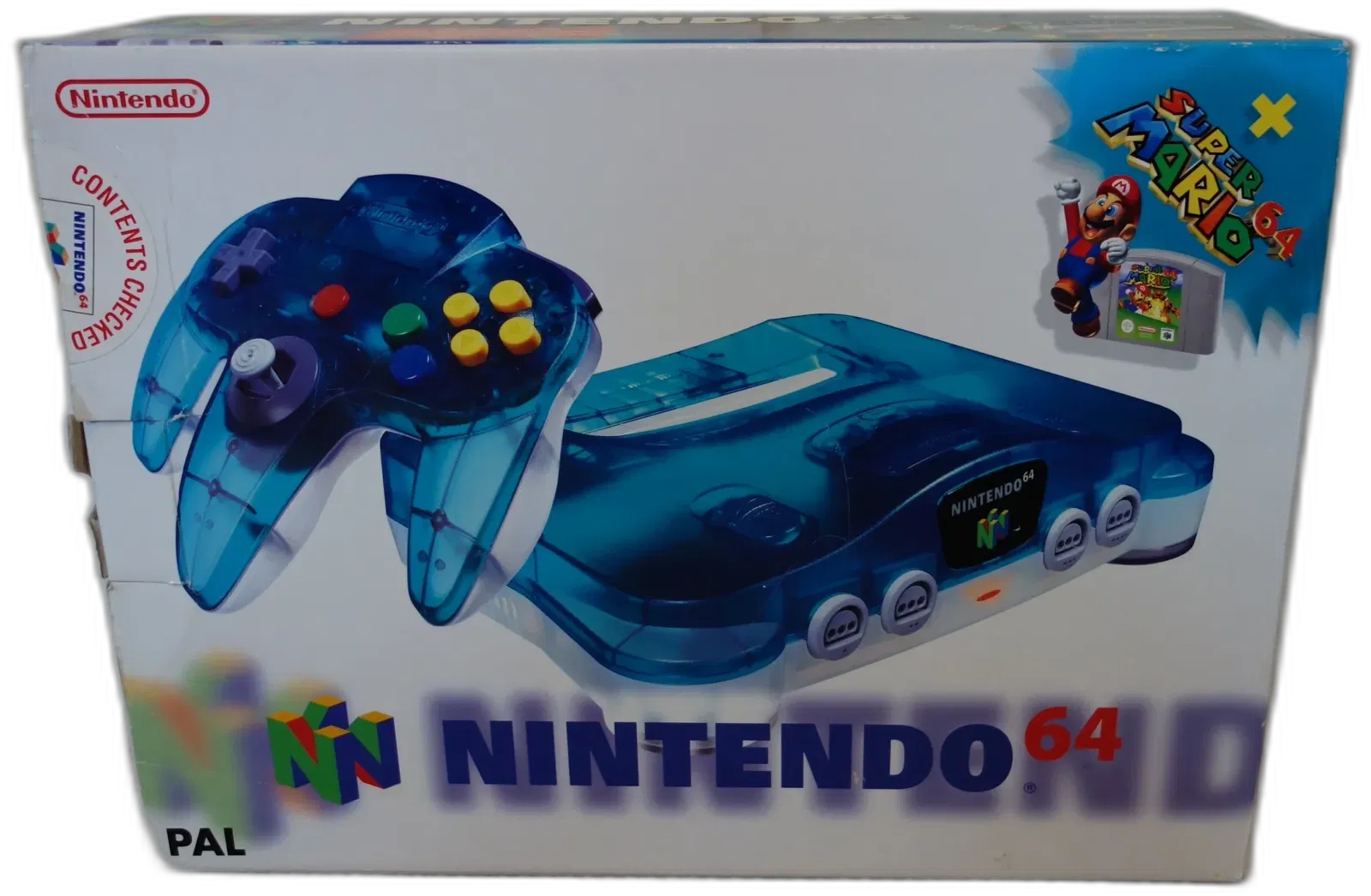 Nintendo 64 Blue/White Console [EU] - Consolevariations