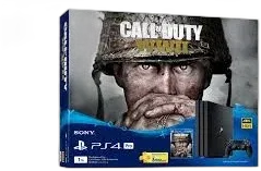 Sony PlayStation 4 Pro Call of Duty WW2 Bundle - Consolevariations
