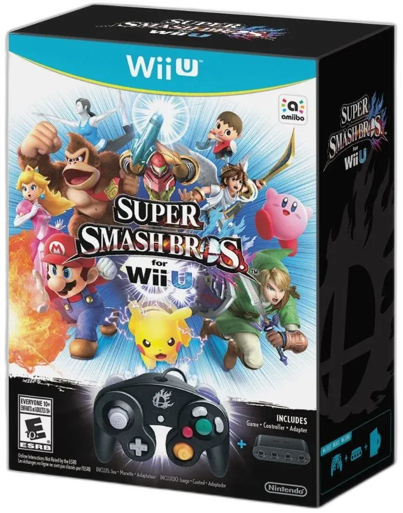 Nintendo Wii U Super Smash Bros. Gamecube Controller Bundle - Consolevariations