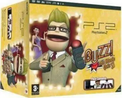 Sony PlayStation 2 Slim Buzz Music Quiz Bundle - Consolevariations