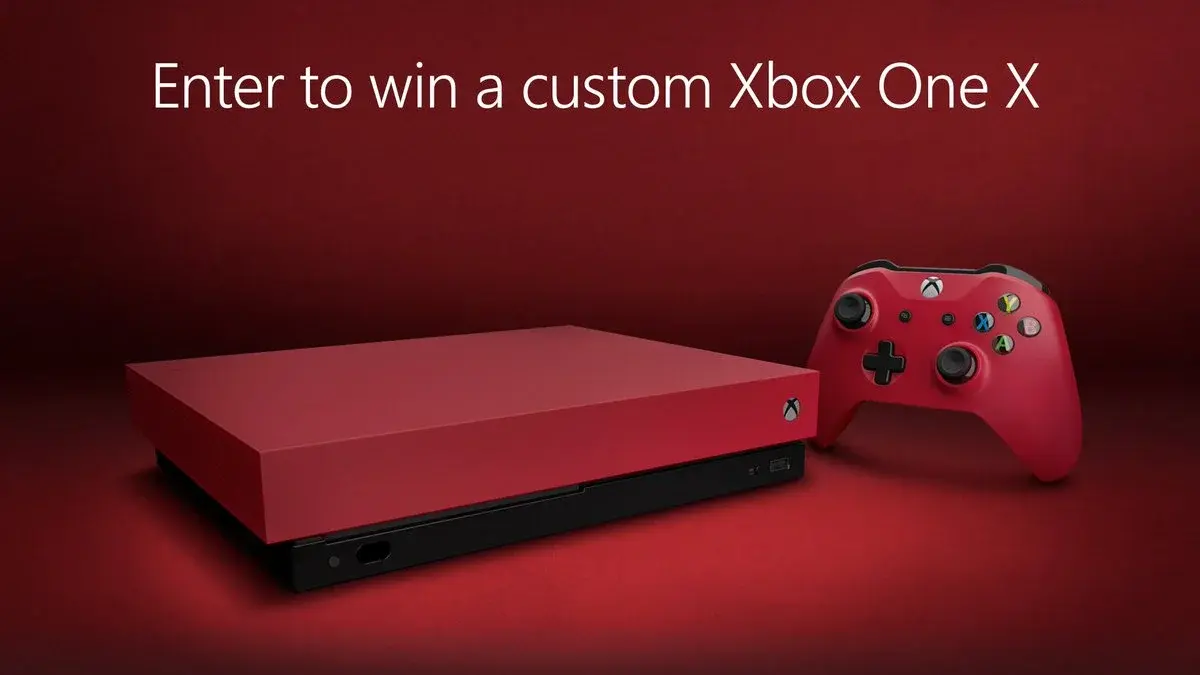 Microsoft Xbox One X Red Console - Consolevariations