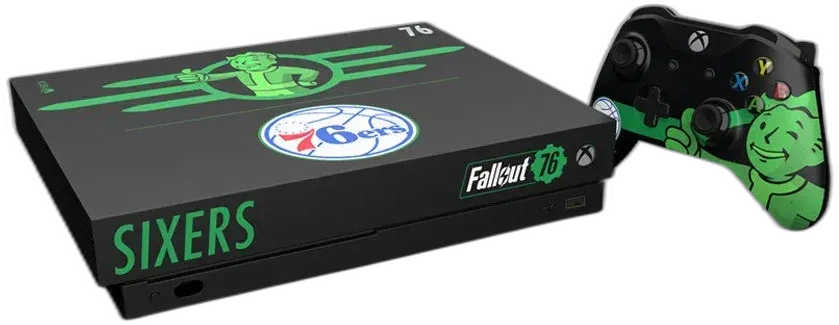 Microsoft Xbox One X Fallout 76 Radioactive Console - Consolevariations