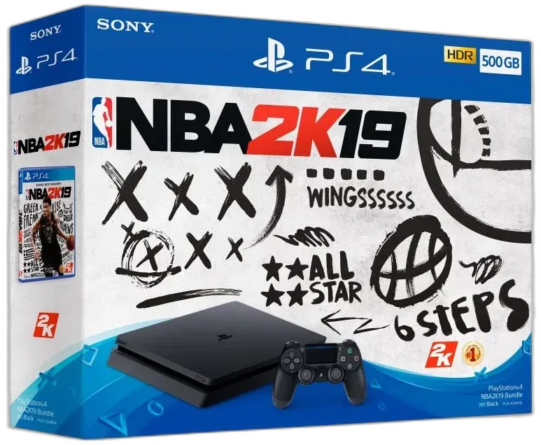 Sony PlayStation 4 Slim NBA 2k19 Bundle