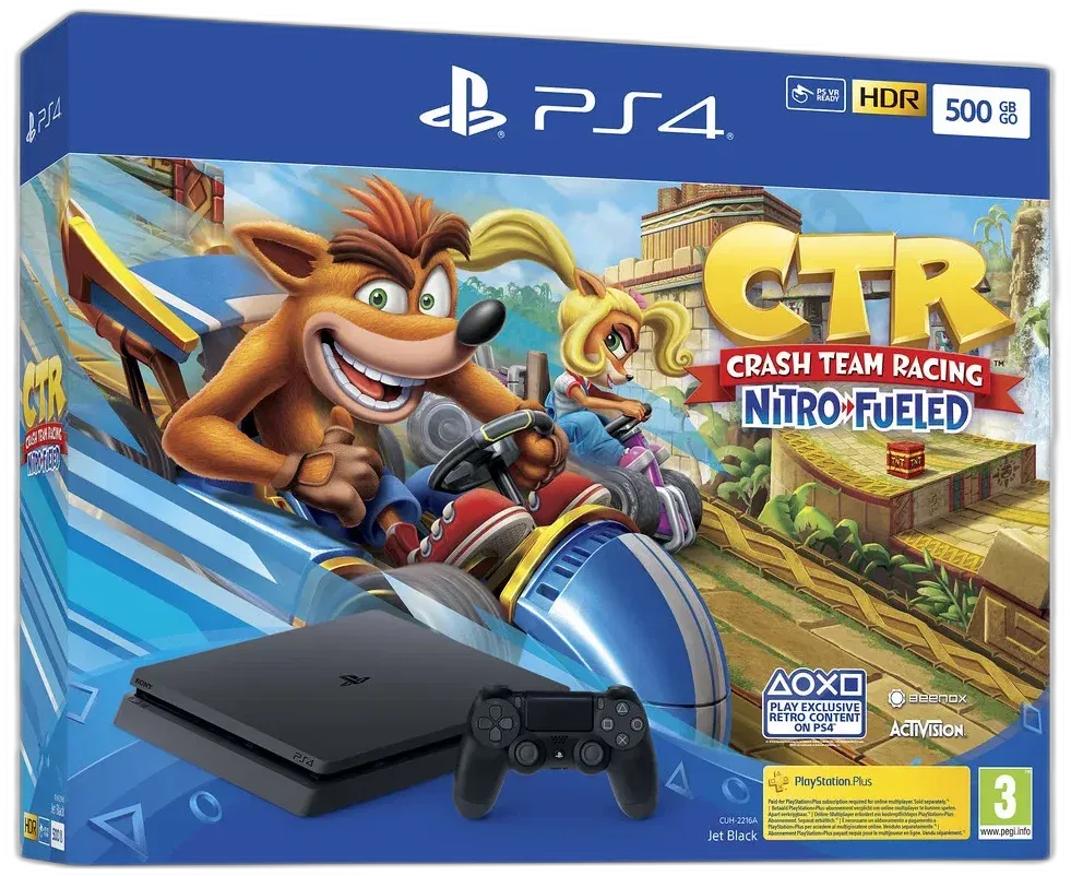 Sony PlayStation 4 Slim Crash Team Racing Bundle - Consolevariations