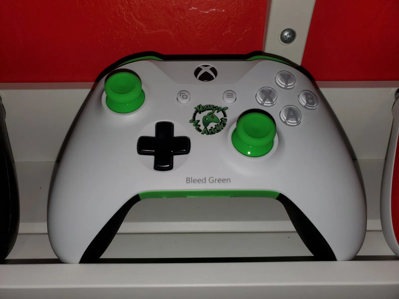 Microsoft Xbox S Addict Bleed Green Controller - Consolevariations