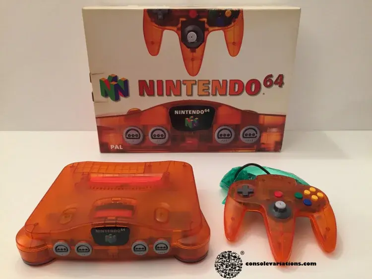 Nintendo 64 Sun Orange Console [EU] - Consolevariations