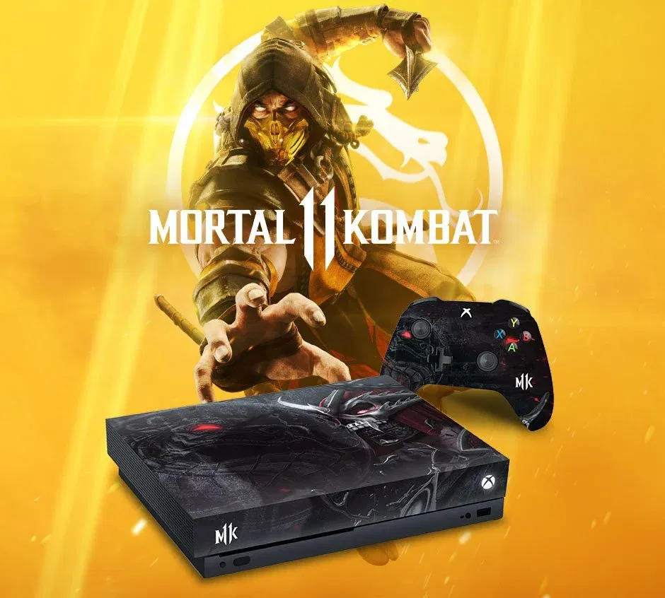 Microsoft Xbox One X Mortal Kombat Vip Kit Console - Consolevariations