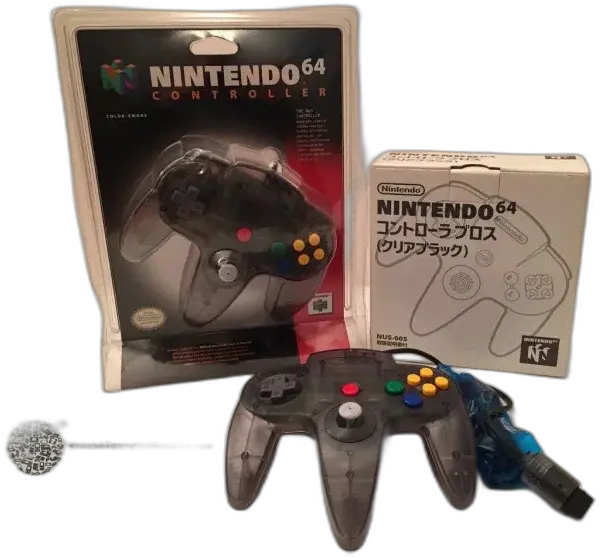 Nintendo 64 Smoke Black Controller [NA] - Consolevariations