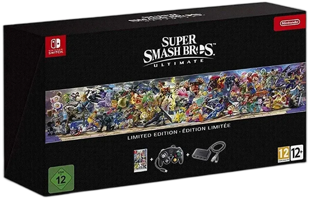 Nintendo Switch Super Smash Bros. Ultimate Limited Edition Bundle ...