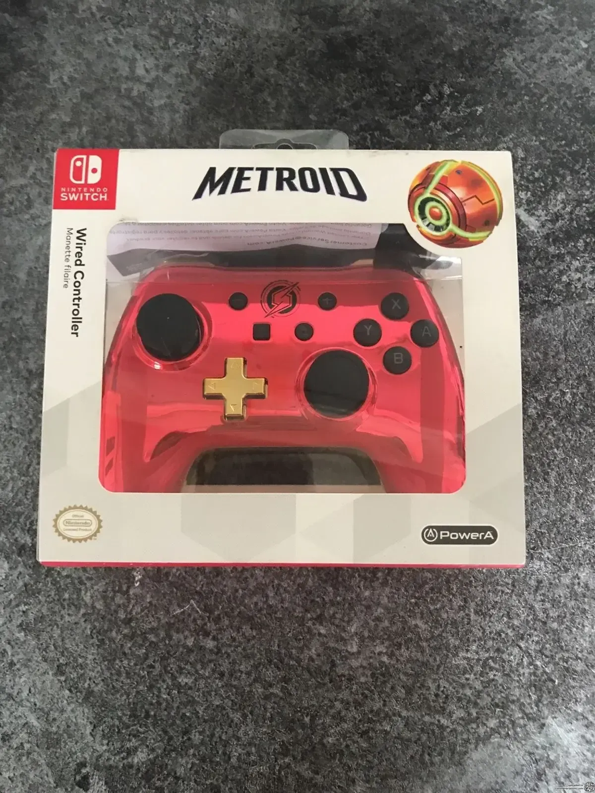 Consolevariations - Power A Switch Metroid Chrome Controller ...