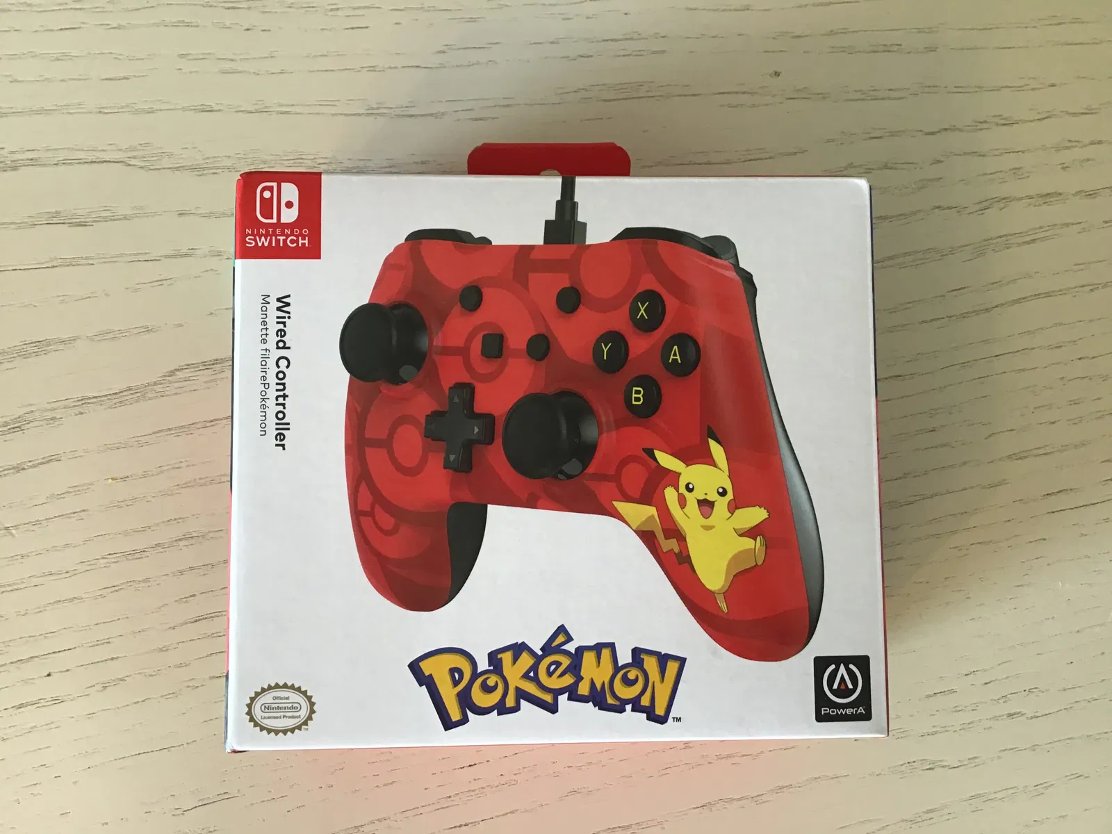 Power A Switch Pikachu Red Wired Controller - Consolevariations