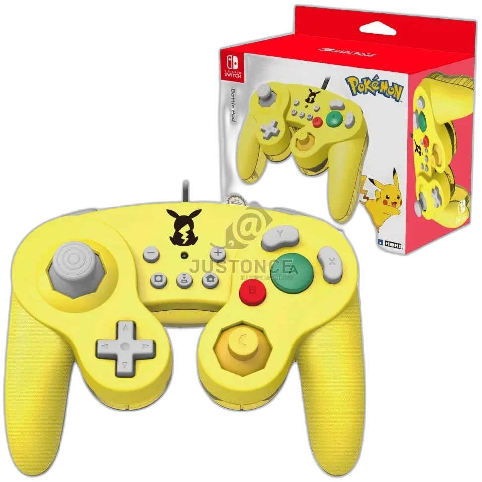 Hori Switch Pikachu Yellow GameCube Controller - Consolevariations
