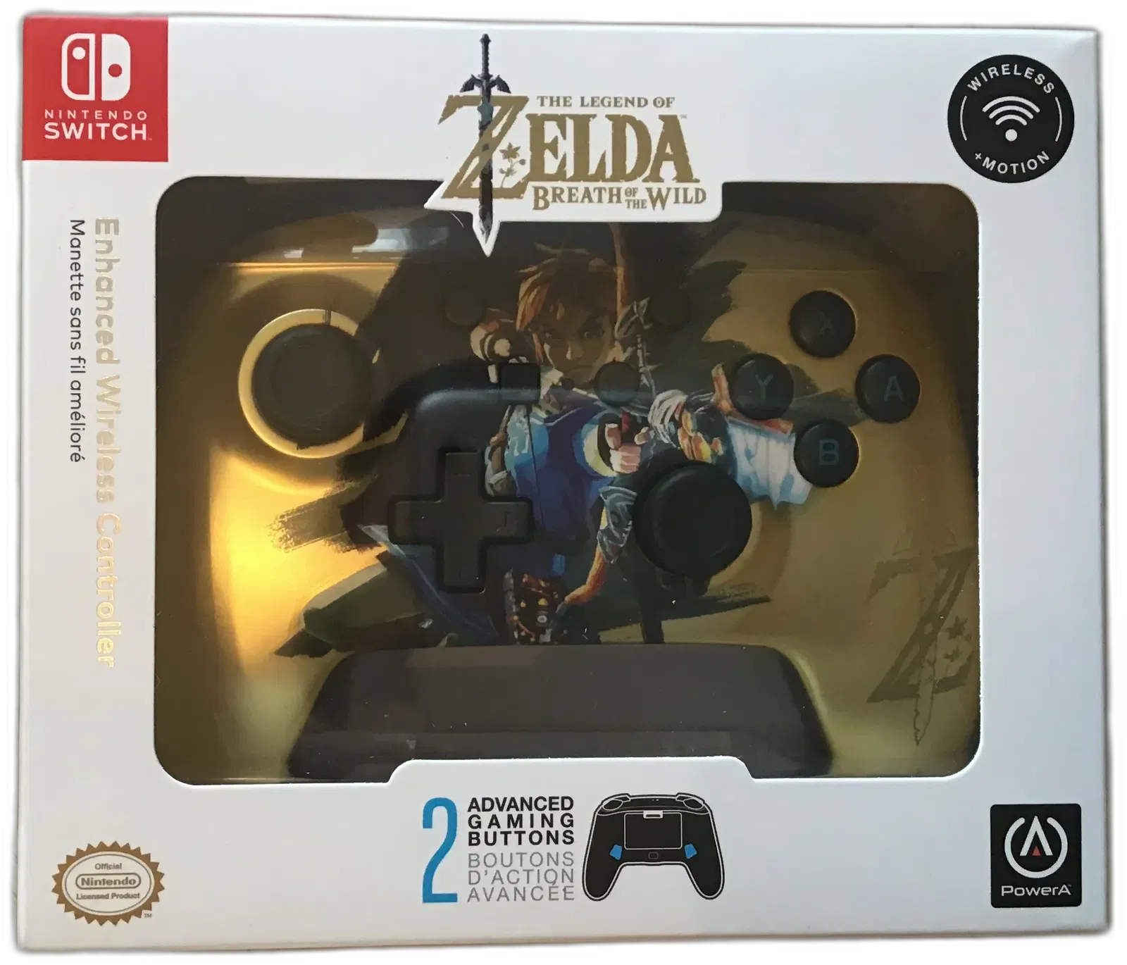 Power A Switch Link Chrome Enhanced Wireless Controller - Consolevariations