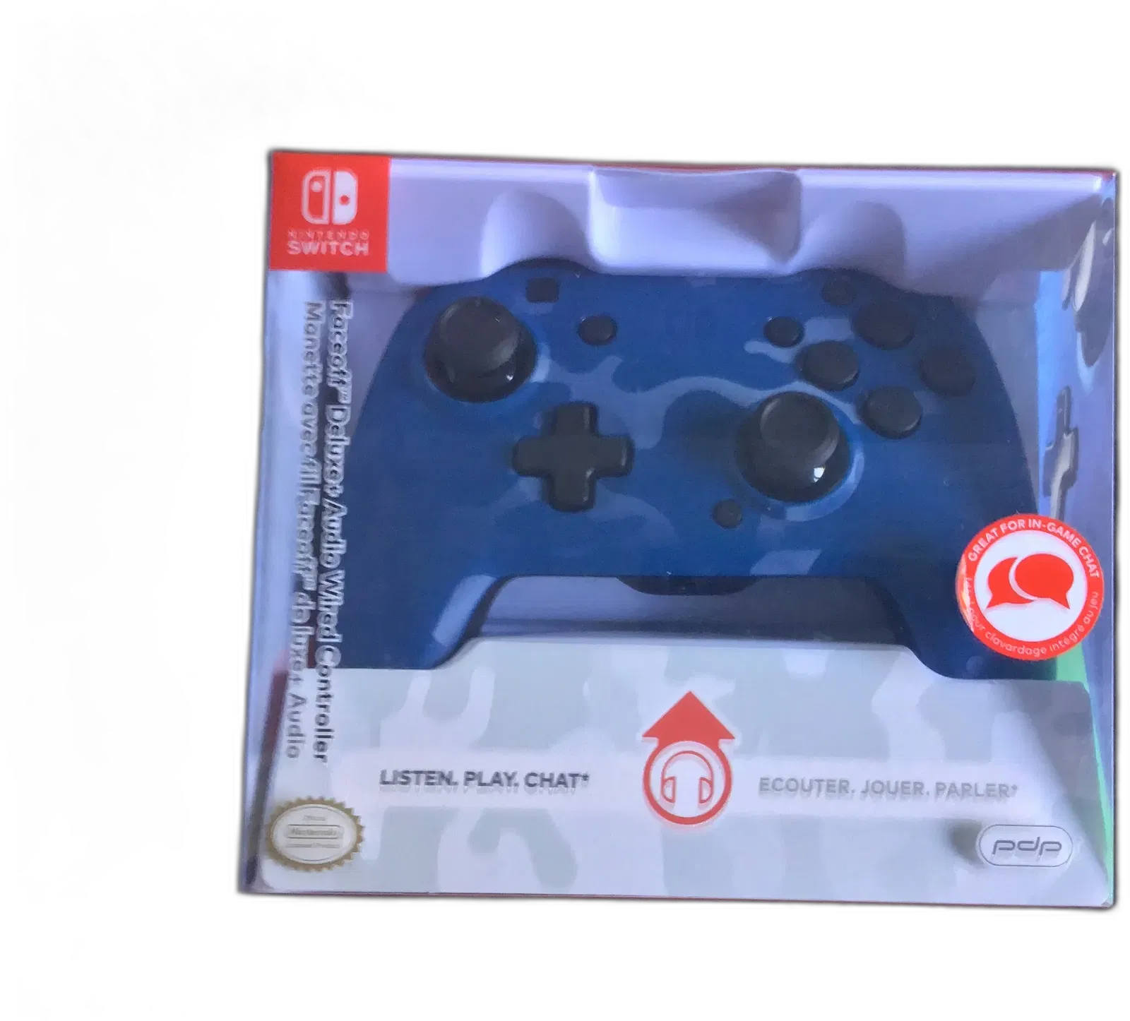 PDP Switch Blue Camo Controller - Consolevariations