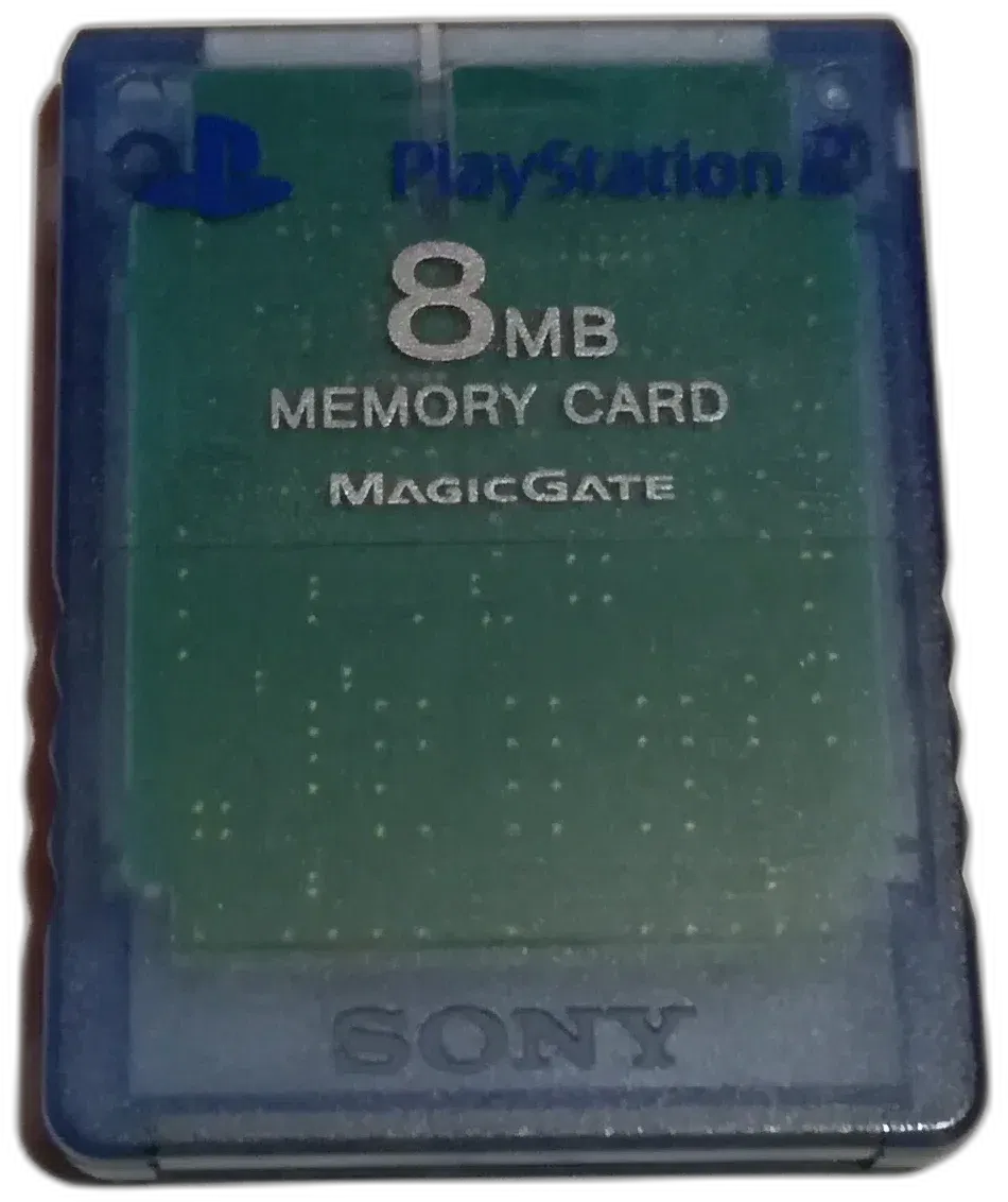 Sony PlayStation 2 Clear Memory Card - Consolevariations