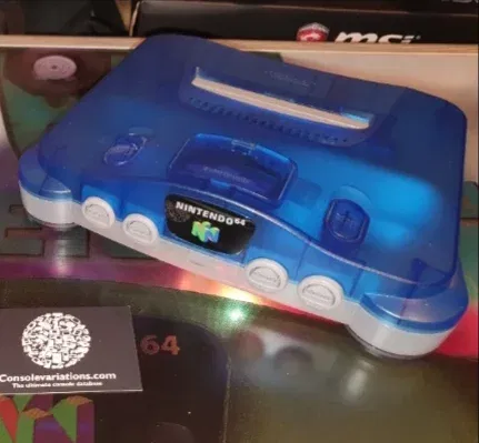 Nintendo 64 Ocean Blue Prototype Console - Consolevariations