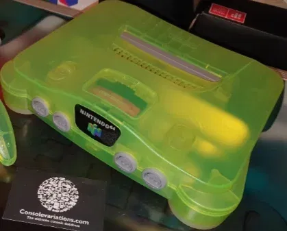 Nintendo 64 Extreme Green Prototype Console - Consolevariations