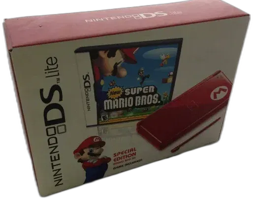 Nintendo DS Lite Mario Red Console - Consolevariations