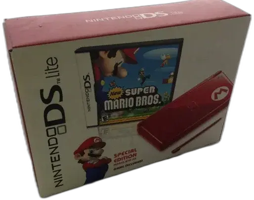 Nintendo DS Lite Mario Red Console [AUS] - Consolevariations