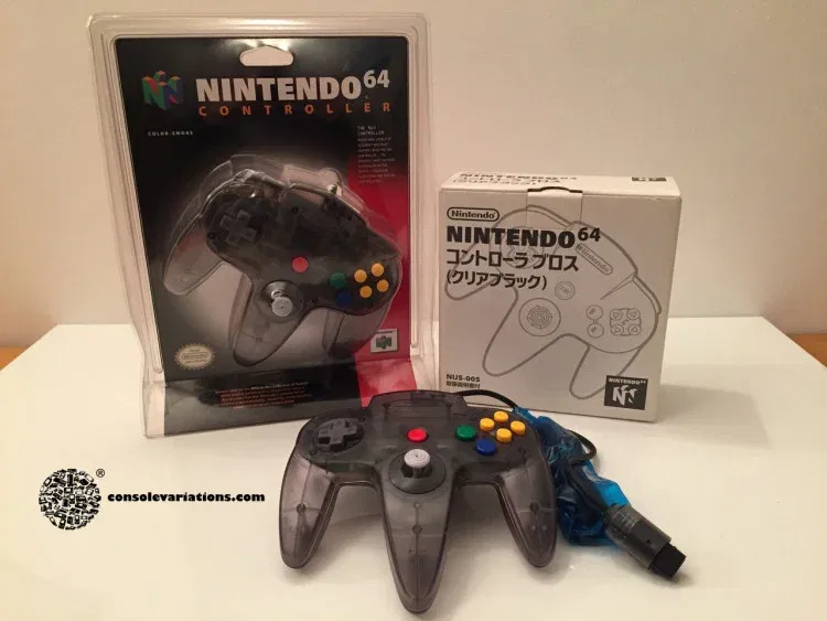 Nintendo 64 Smoke Black Controller [NA] - Consolevariations