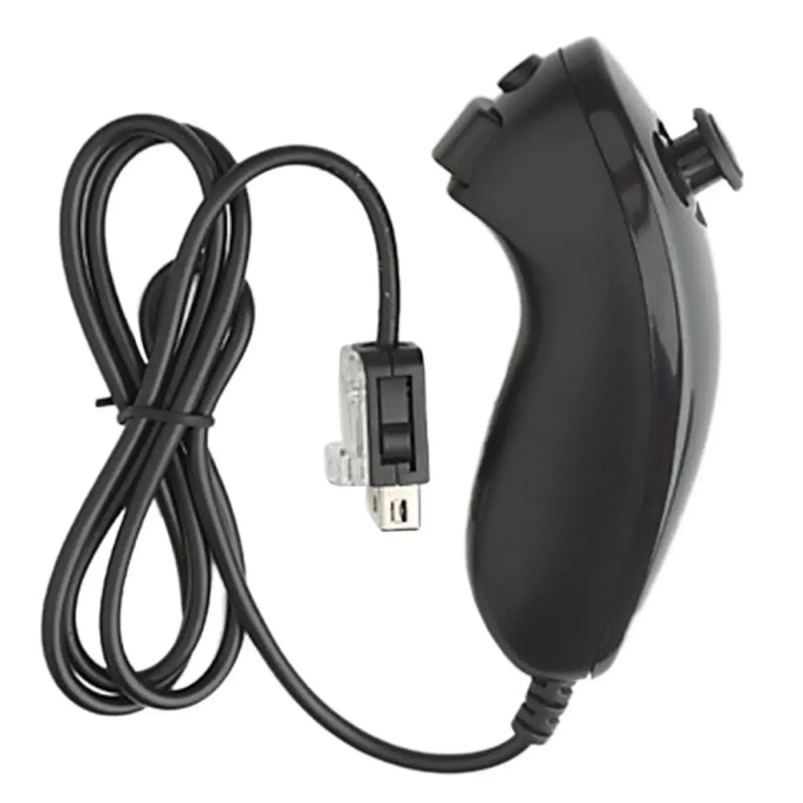 Nintendo Wii Black Nunchuck [JP] - Consolevariations