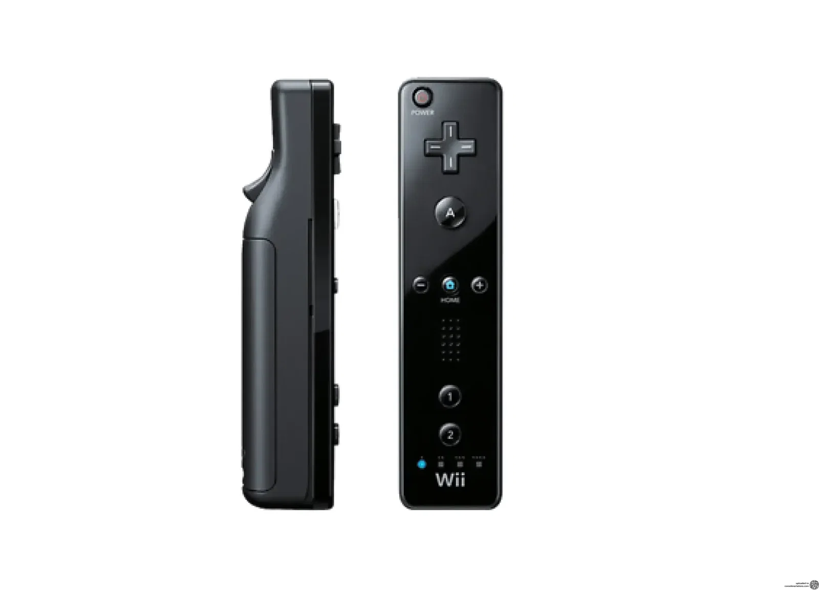 Consolevariations - Nintendo Wii Black Wiimote [EU] | Consolevariations