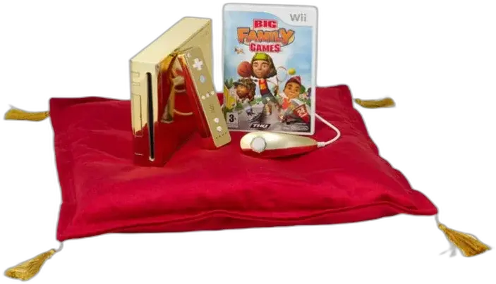 Nintendo Wii 24k Gold Royal Wii Console - Consolevariations