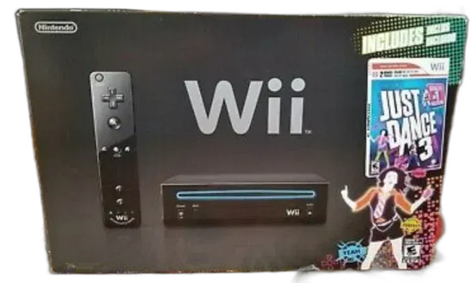 Nintendo Wii Black Console Refurbished Wii Play Motion Bundle [KOR ...