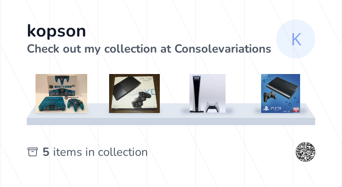 Collection of kopson - Consolevariations