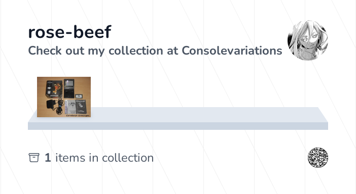 Collection of rose-beef - Consolevariations