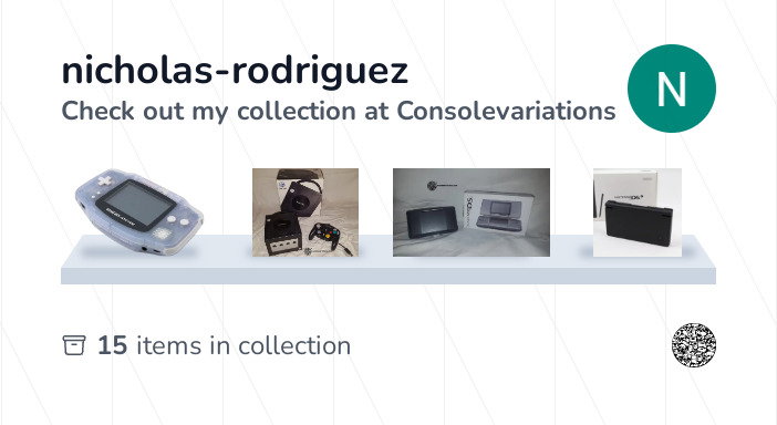 Collection of nicholas-rodriguez - Consolevariations
