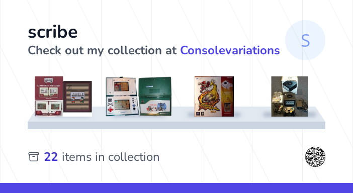 Collection of scribe - Consolevariations