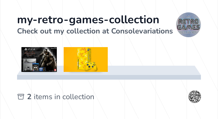 Collection of my-retro-games-collection - Consolevariations